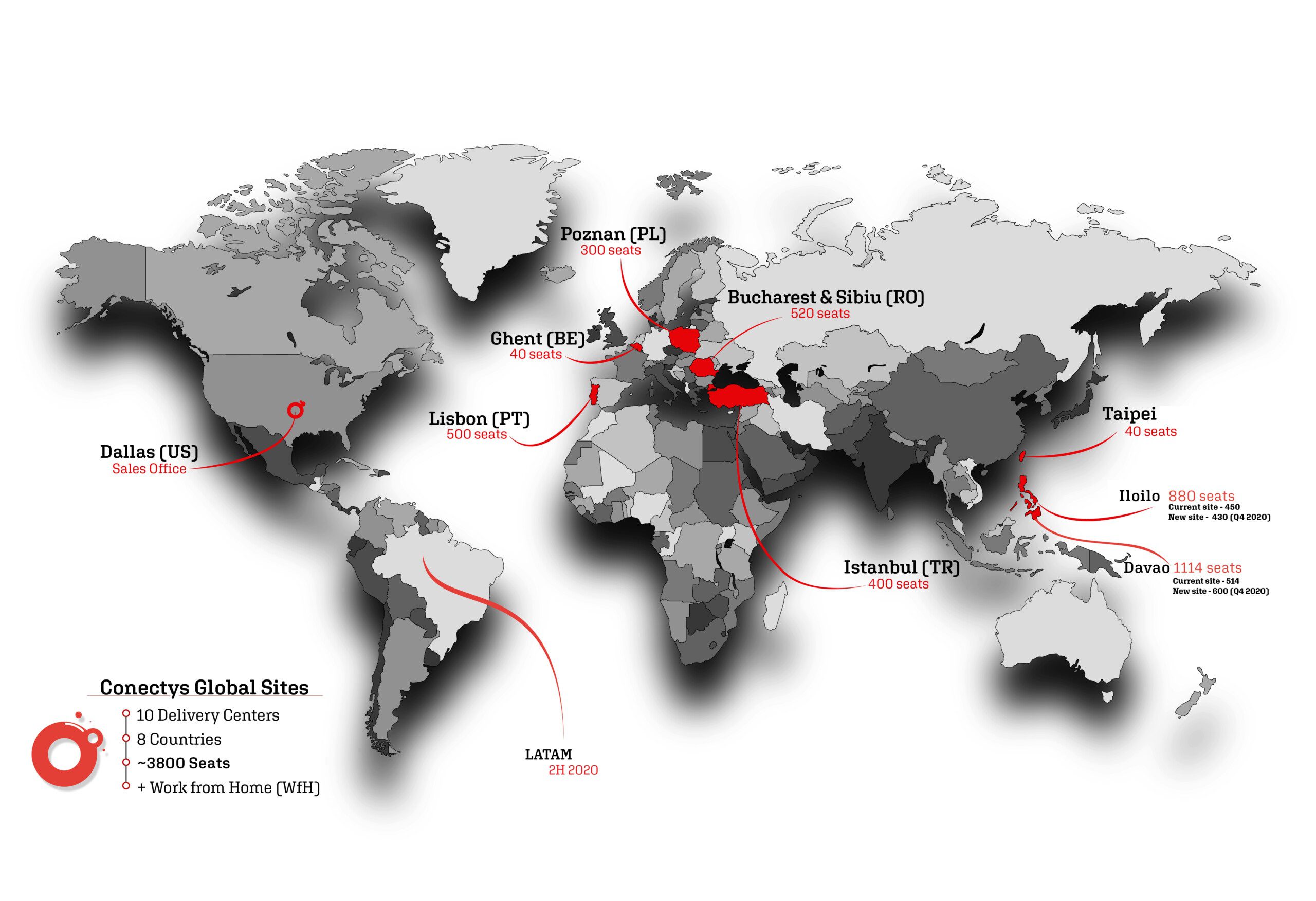 Conectys Global BPO Locations | Customer Experience and Tech Support